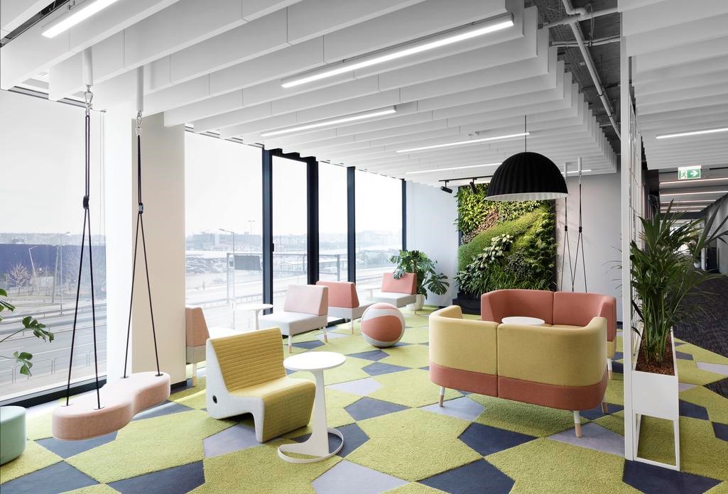 Ecophon | Akustik Baffeln für bessere Raumakustik